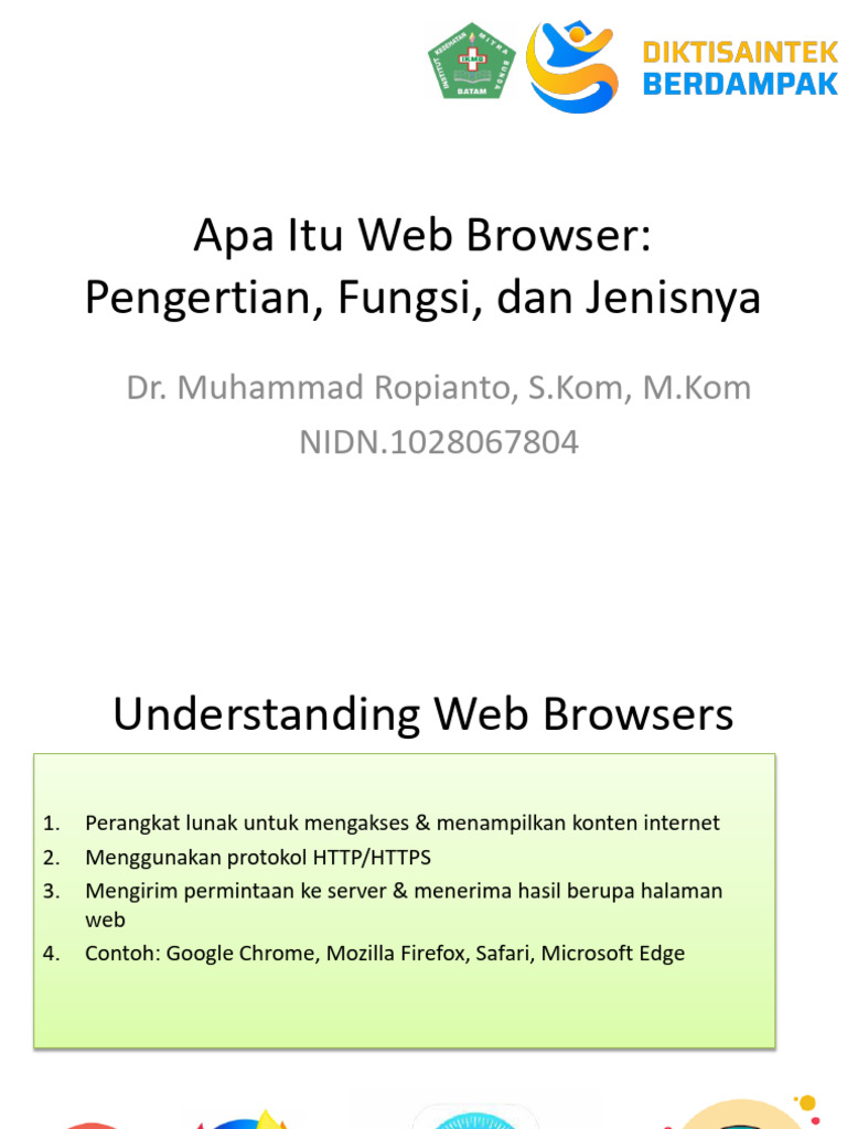 Memahami Fungsi dan Jenis Web Browser | PDF