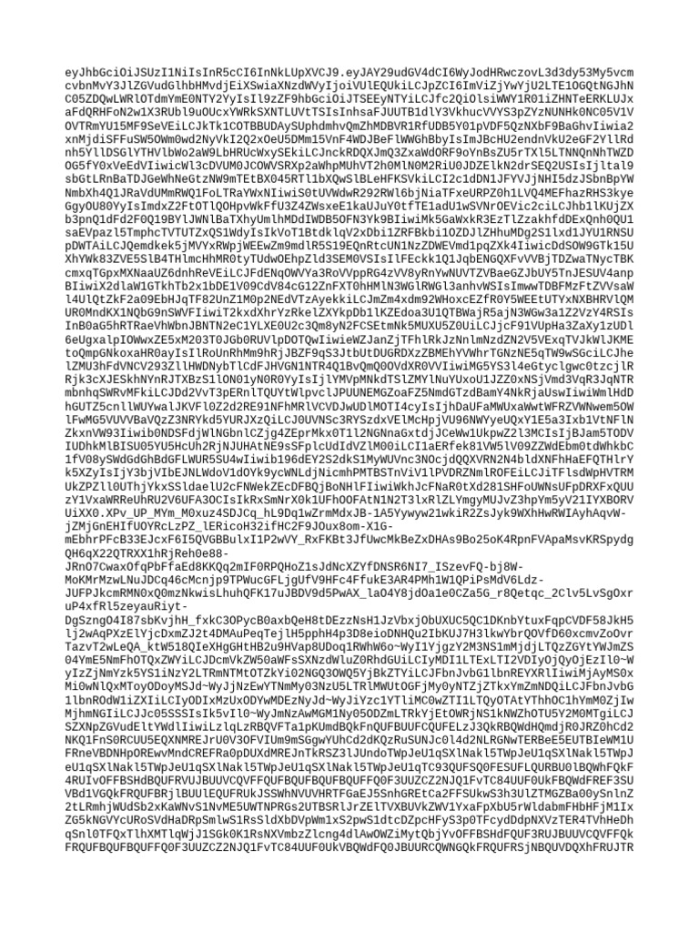 JWT Token Structure and Usage | PDF