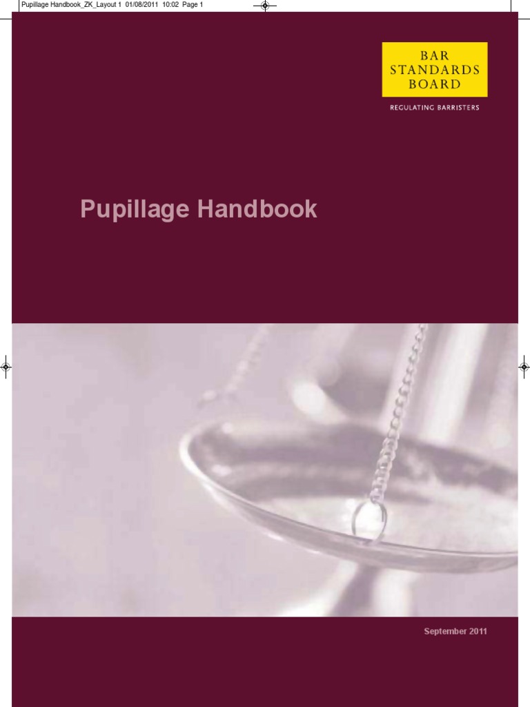 Pupillage Guide for Barristers | PDF | Barrister | Competence (Human ...