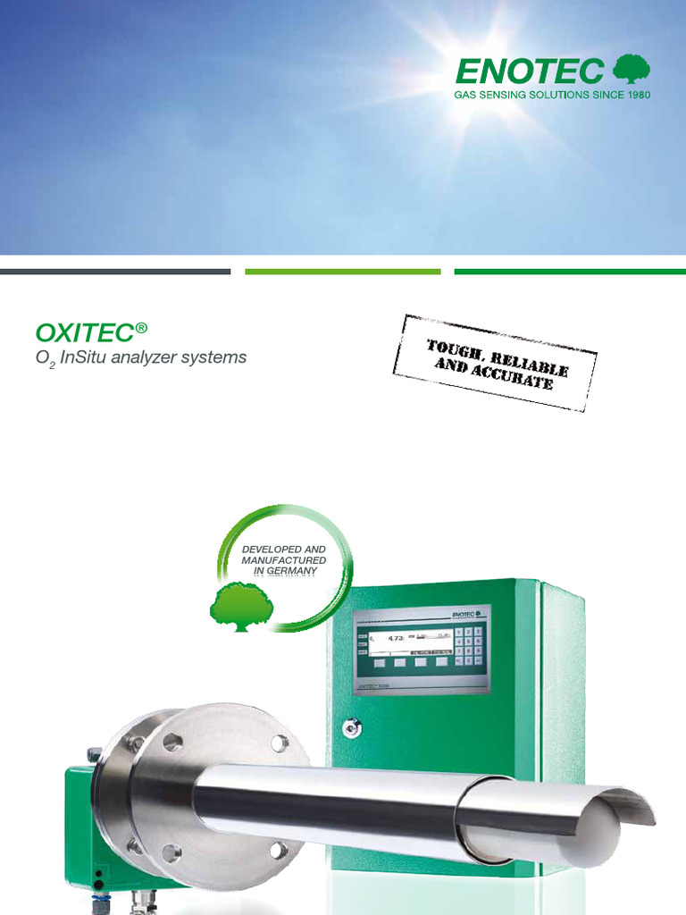 OXITEC 5000 O2 Analyzer Systems | PDF | Combustion | Sensor