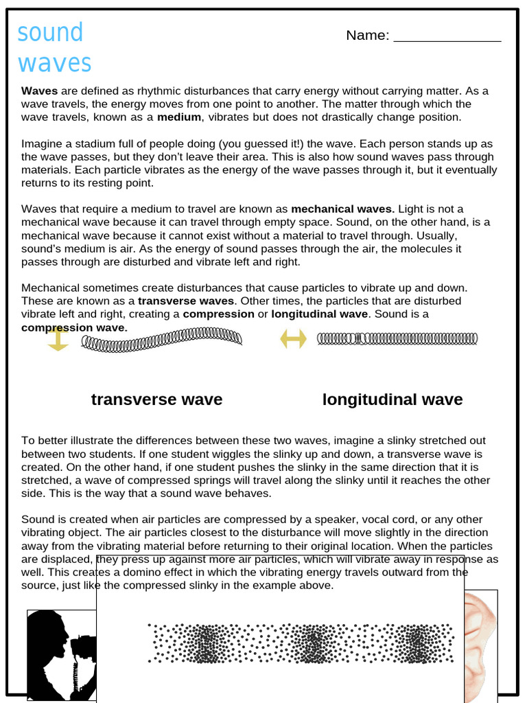 Sound Reading article | PDF | Sound | Waves
