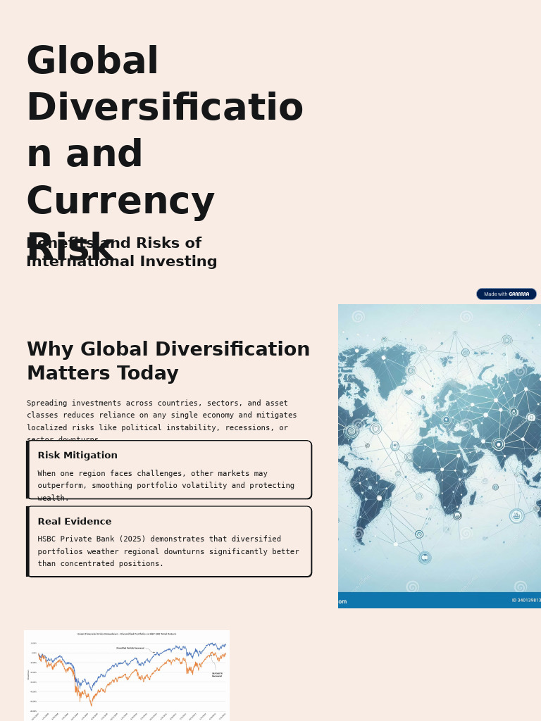 Global Diversification & Currency Risk Insights | PDF | Financial Risk ...
