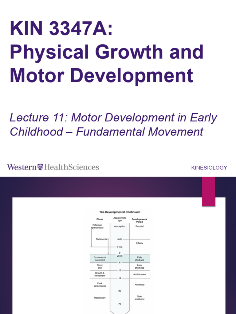 Early Childhood Motor Development Skills | PDF | Anatomical Terms Of ...
