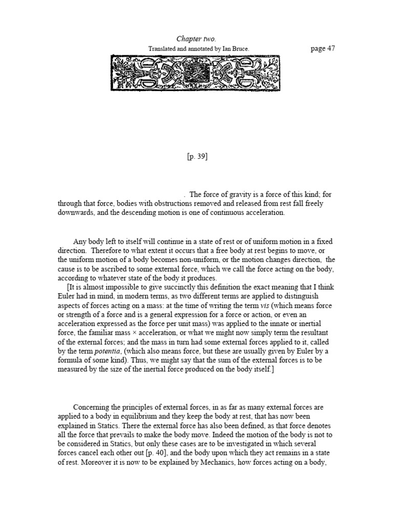 ch2 | PDF | Force | Infinity