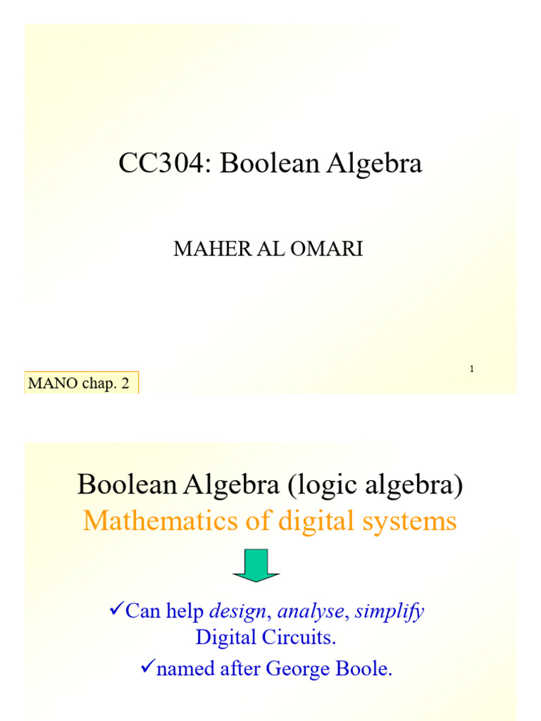 Boolean Algebra All | PDF | Boolean Algebra | Teaching Mathematics