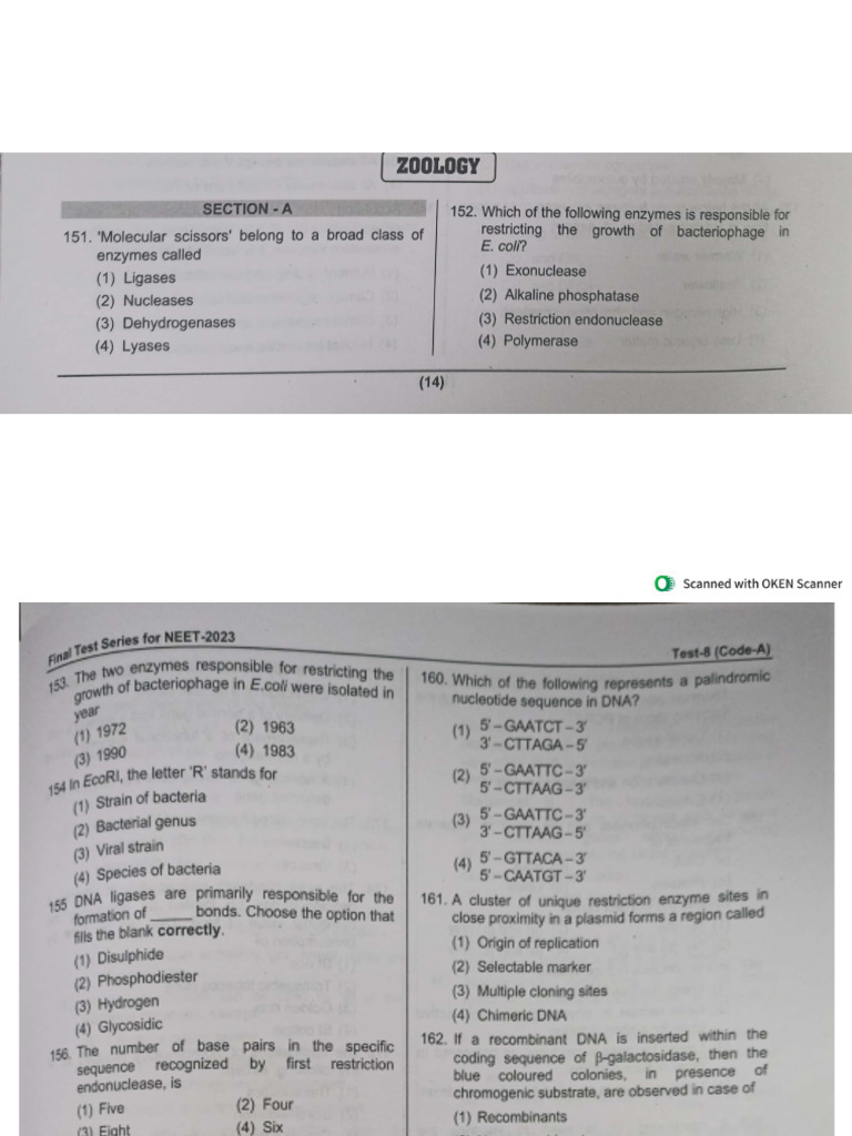Biotech Questions | PDF
