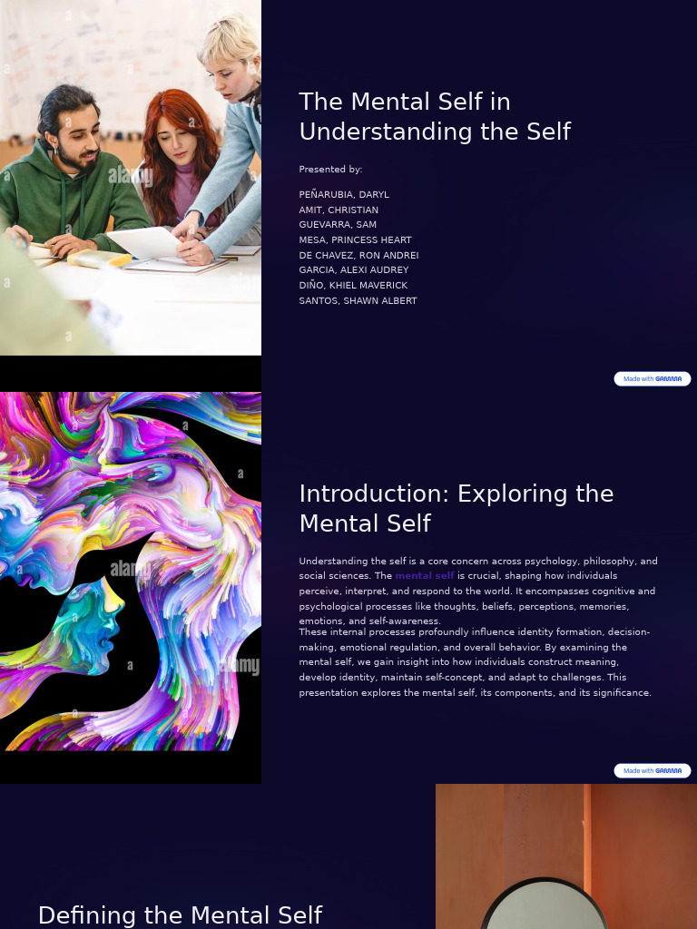 Understanding the Mental Self | PDF | Identity (Social Science ...