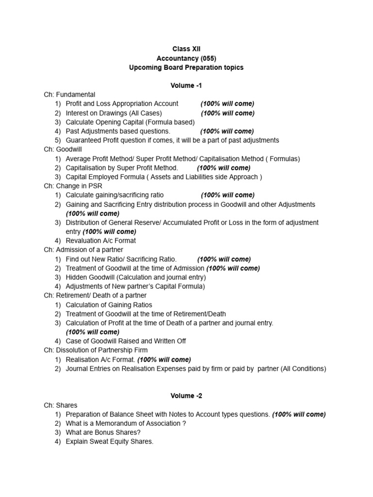 Board Preparation Topics | PDF | Income Statement | Private Sector