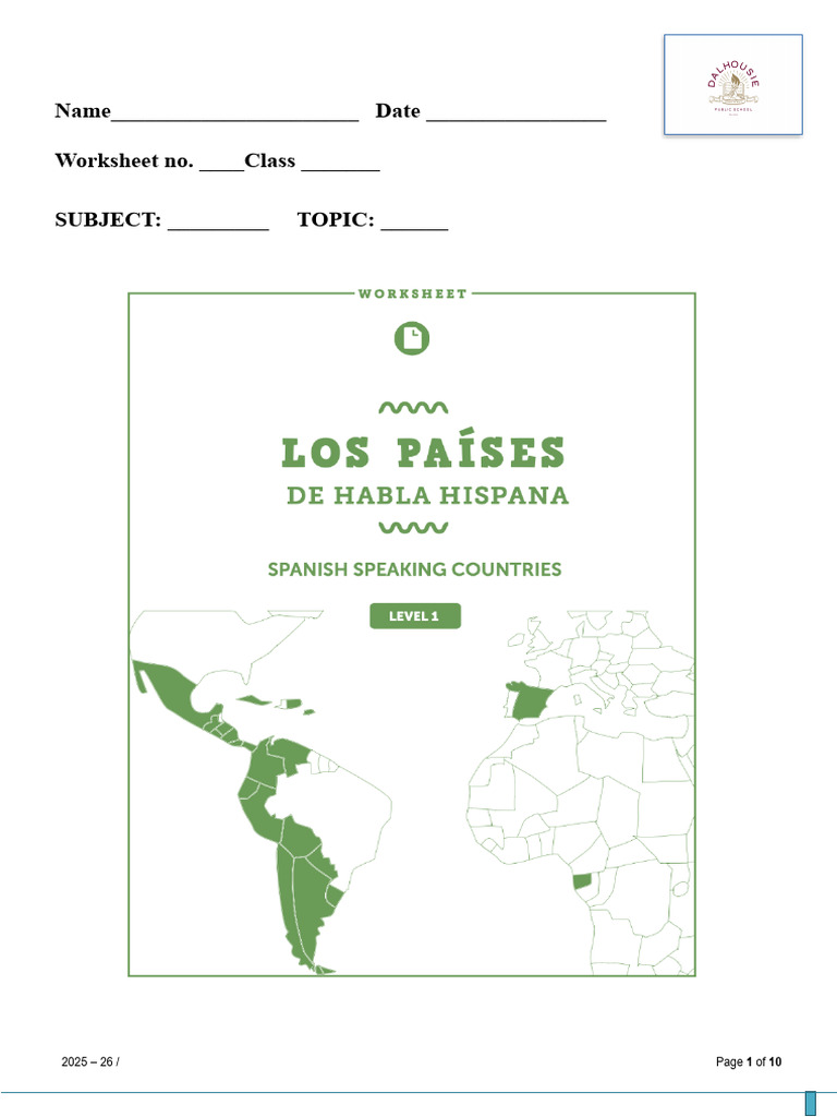 Los Paises Hispanohablantes | PDF