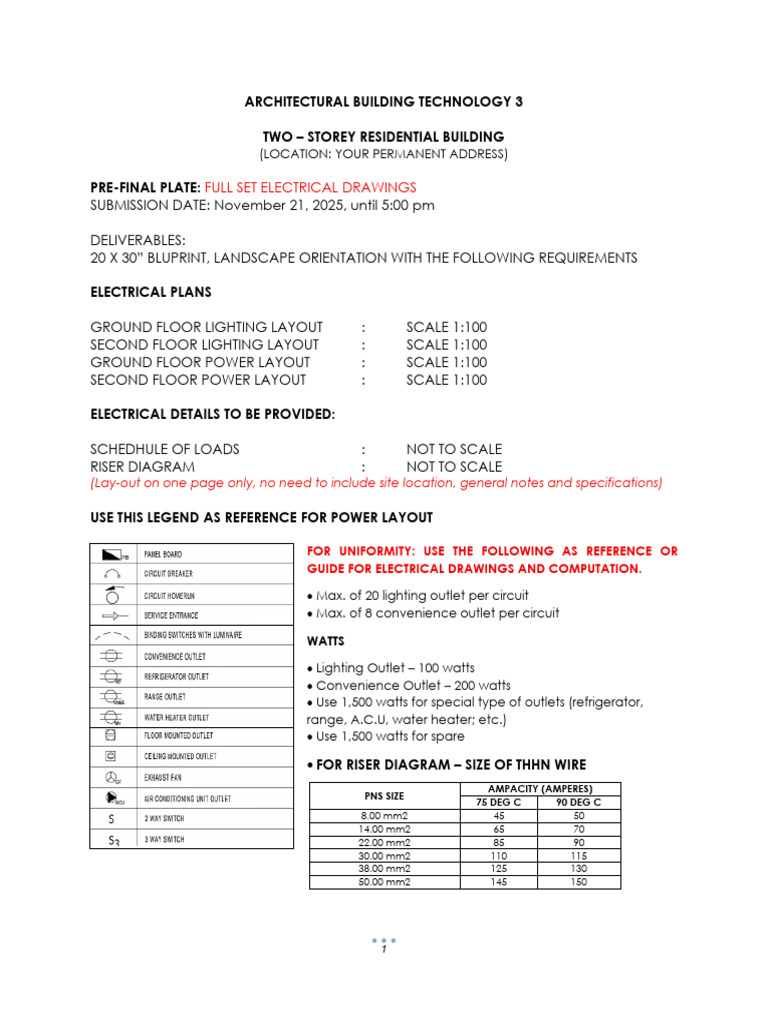 Electrical Requirements | PDF | Electric Power | Power Engineering