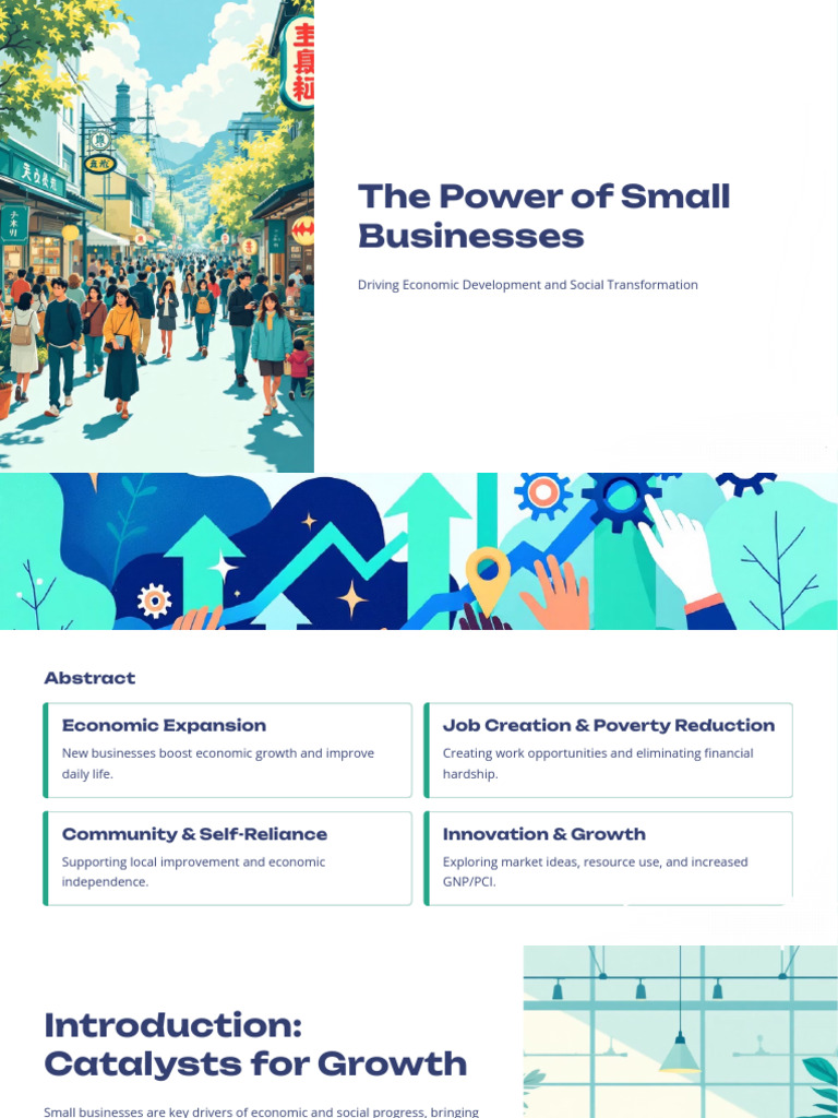 Small Businesses: Economic Growth Drivers | PDF | Entrepreneurship ...