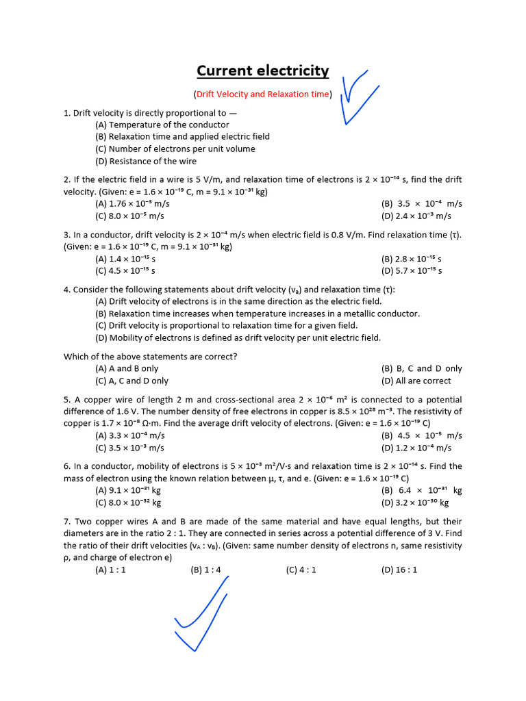 DPP Current V | PDF | Electrical Conductor | Electrical Resistivity And ...