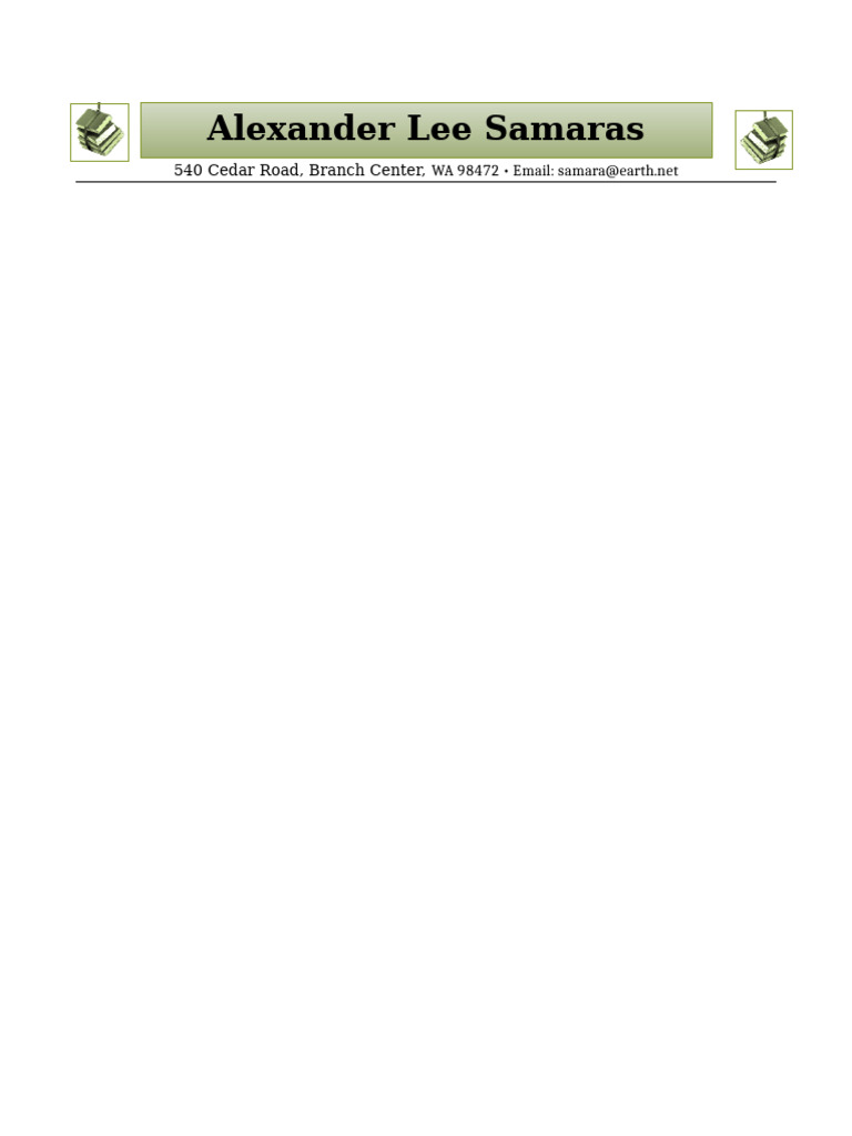 Samaras Letterhead | PDF