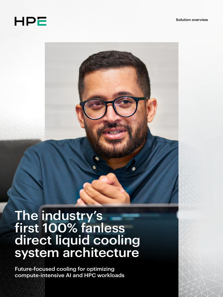 The industry’s first 100 fanless direct liquid cooling system ...