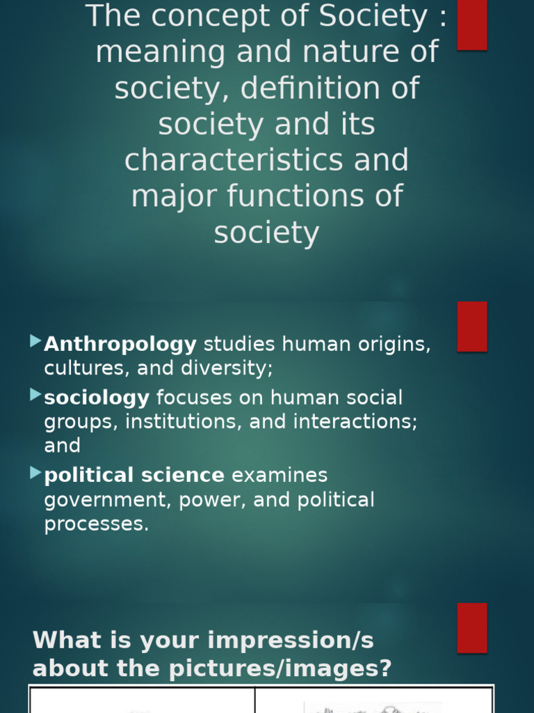 Lesson 3 Understanding Culture Society and Politics 072047 | PDF ...