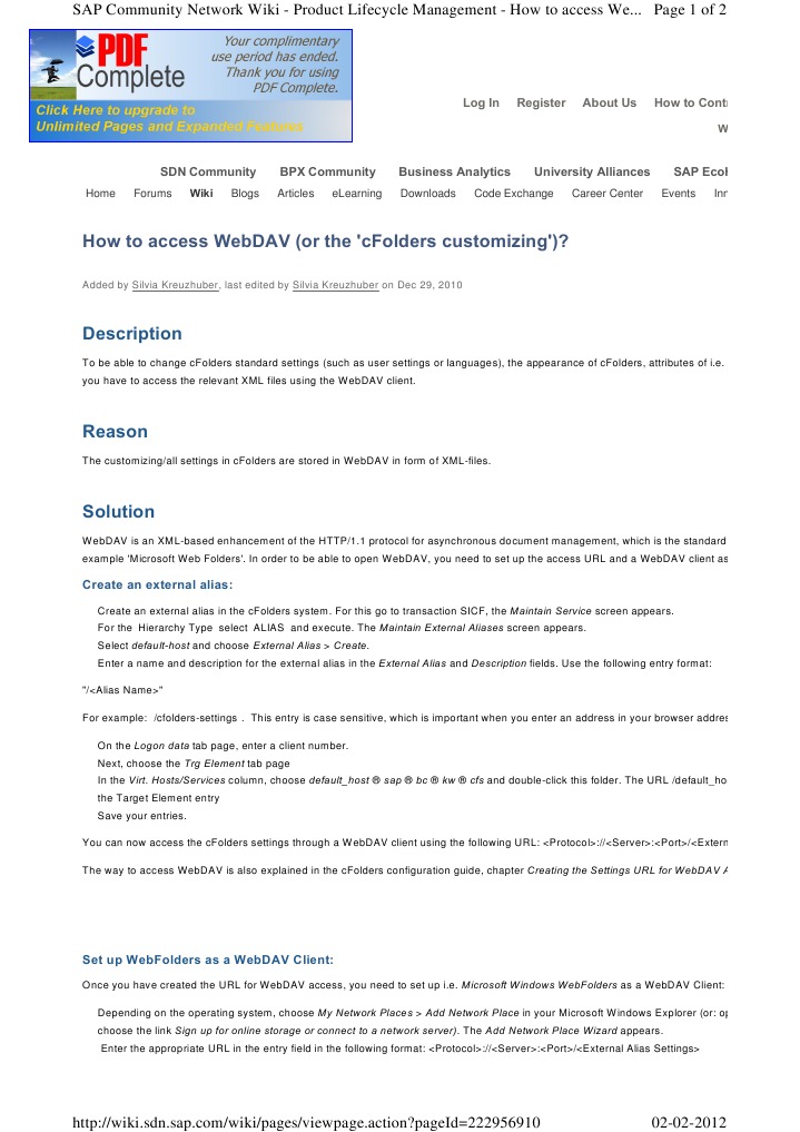 How To Access WebDAV | PDF | Directory (Computing) | System Software