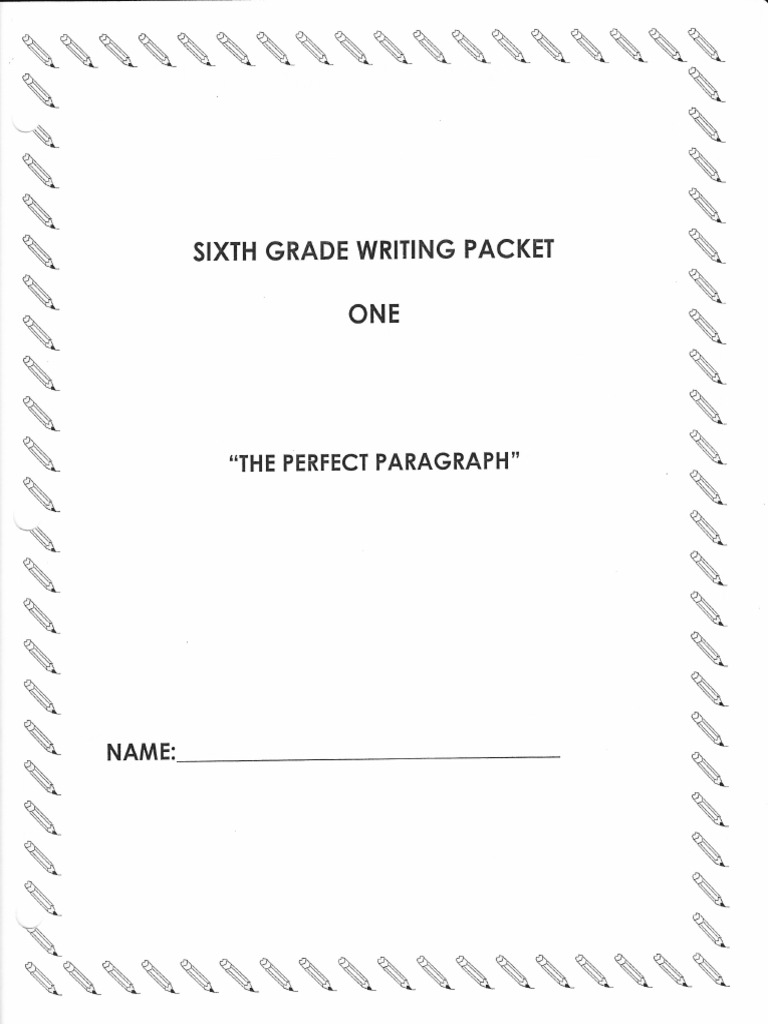 Paragraph Packet | PDF
