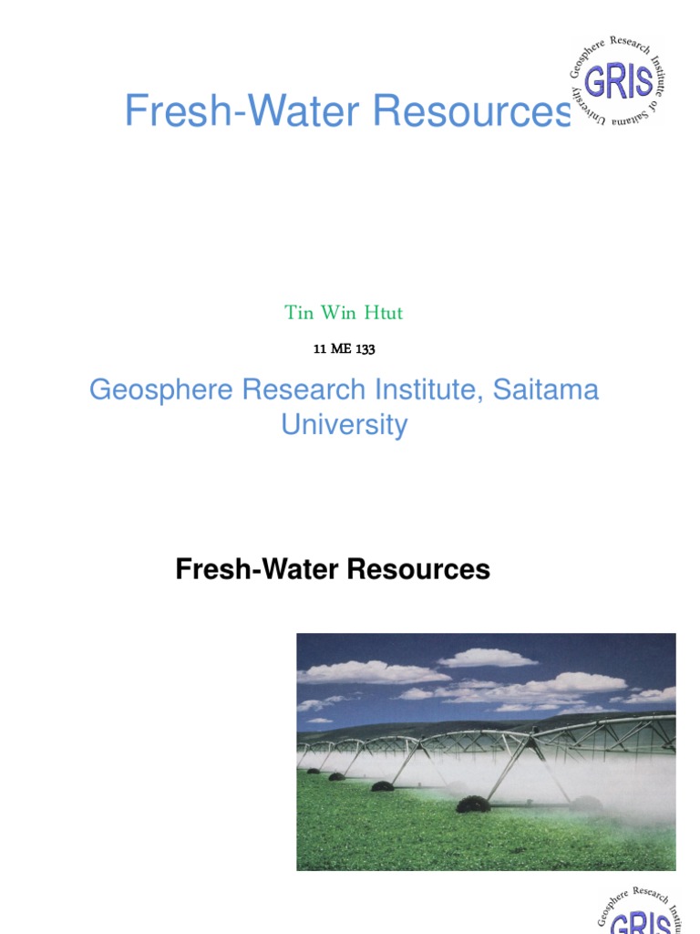 Fresh-Water Resources Overview | PDF | Science & Mathematics