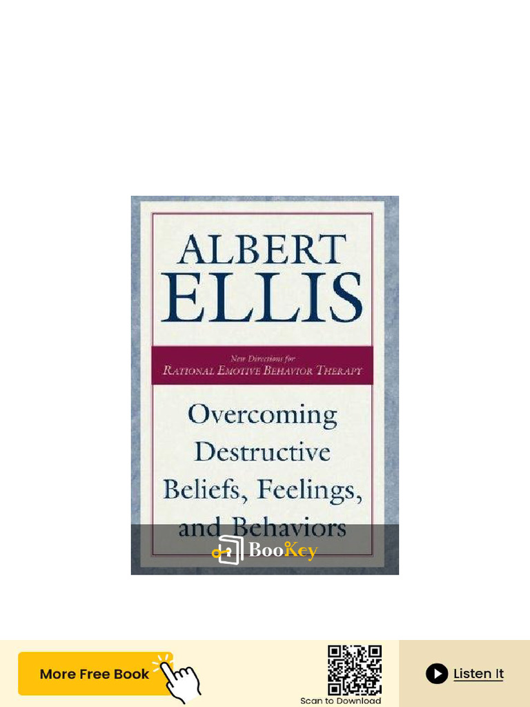 Overcoming Destructive Beliefs Guide | PDF | Rational Emotive Behavior ...