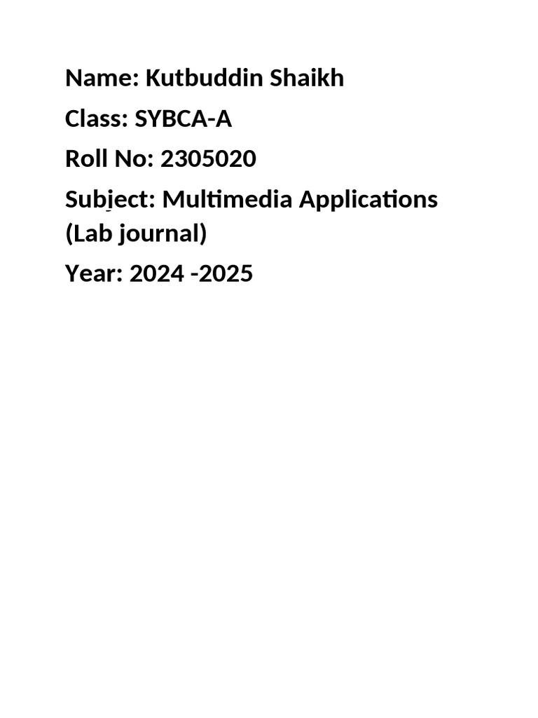 Lab Journal | PDF | Computer Graphics | Imaging