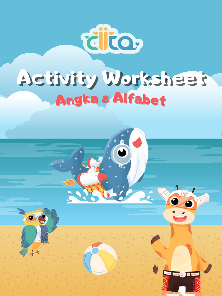 Printable Activities Angka & Alfabet | PDF