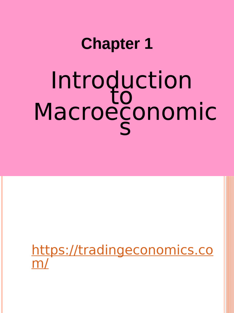 Introduction to Macroeconomics Concepts | PDF | Macroeconomics ...