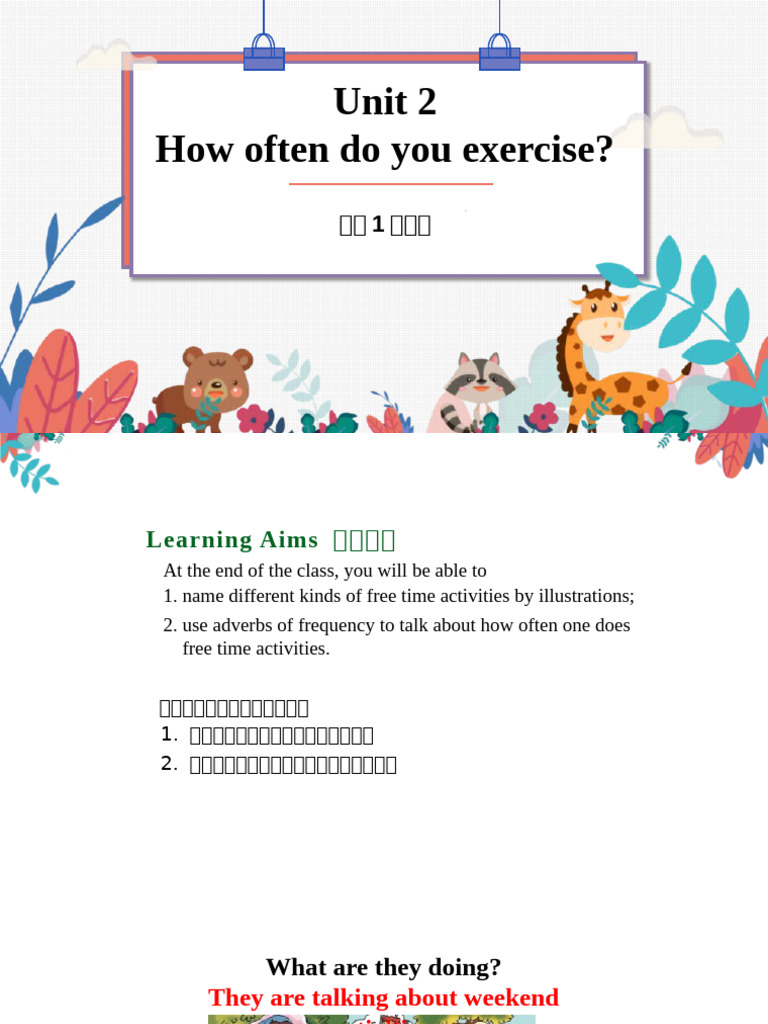 1how Often Do You Exercise | PDF