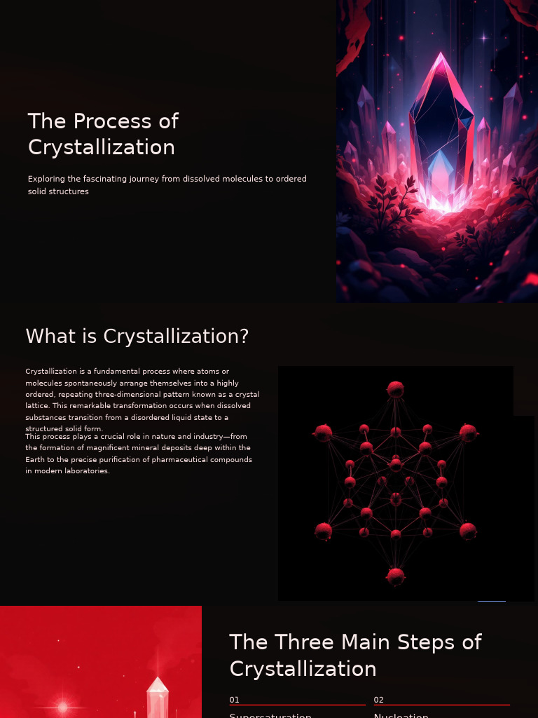 Crystallization Process Explained | PDF | Crystallization | Nucleation