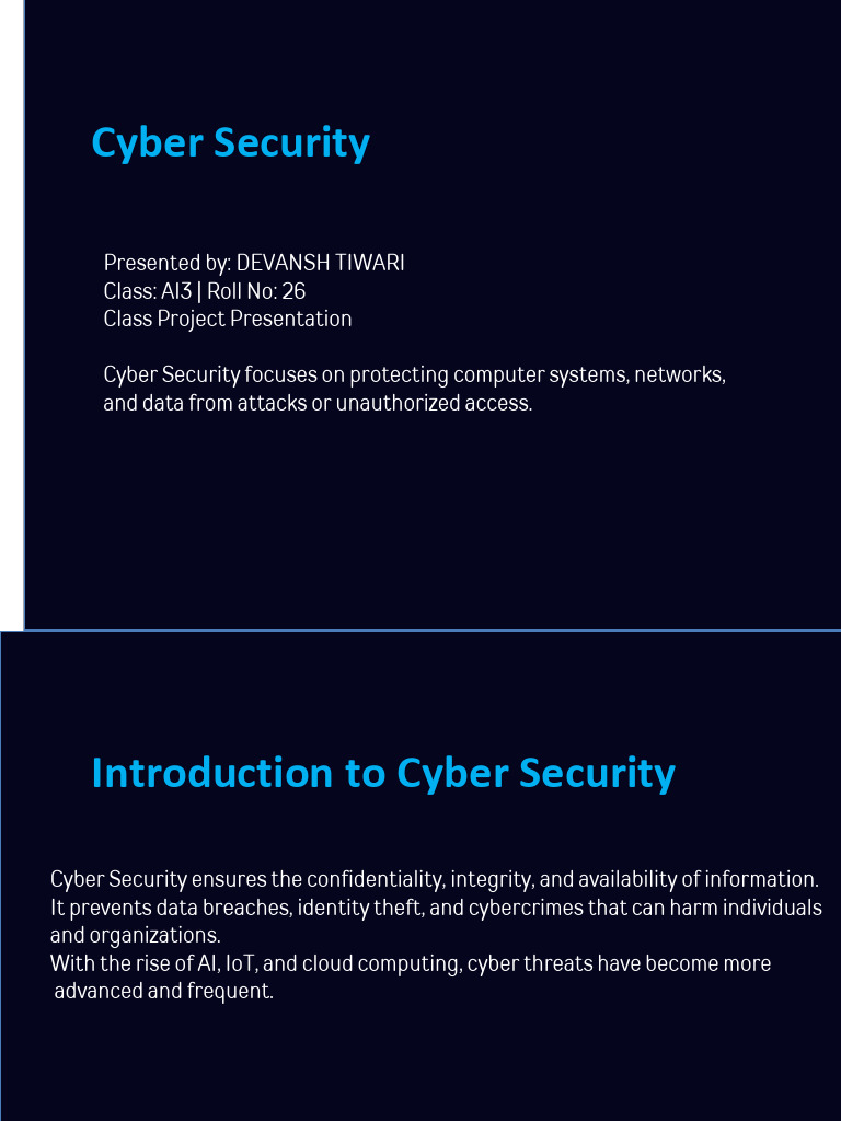 Cyber Security Class Project Devansh Tiwari - PPTX 20251009 093358 0000 ...