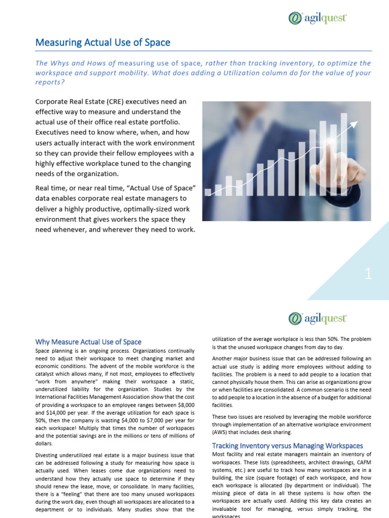 measuring-actual-use-of-space | PDF | Desk | Business