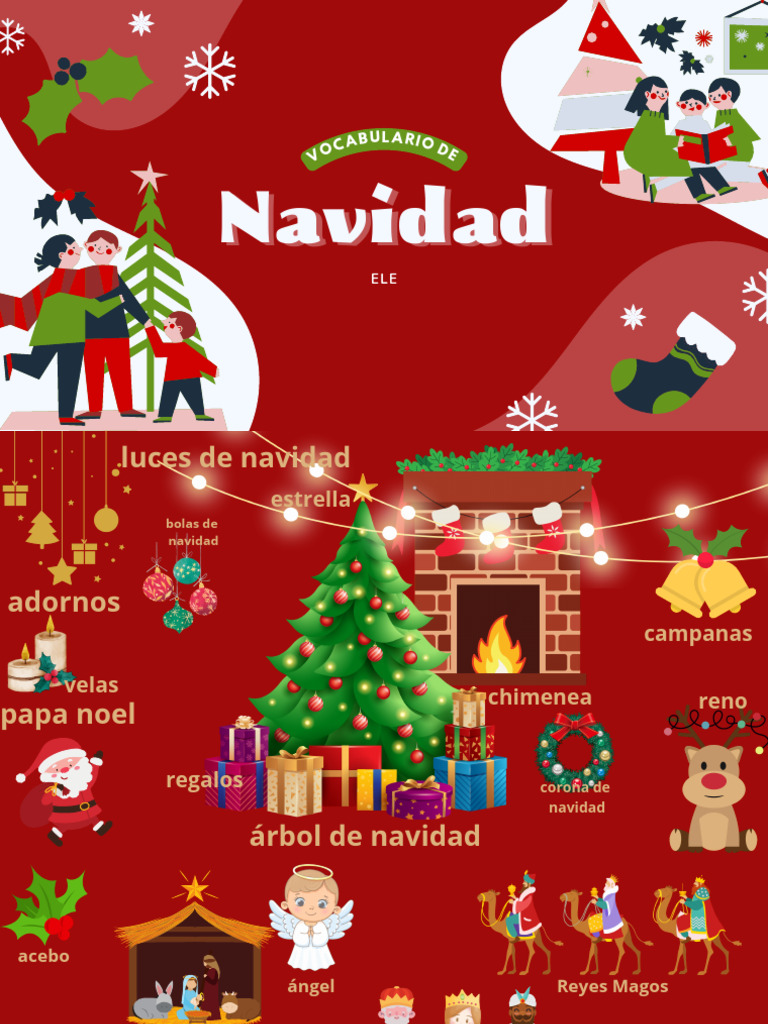 Vocabulario de Navidad en ELE | PDF