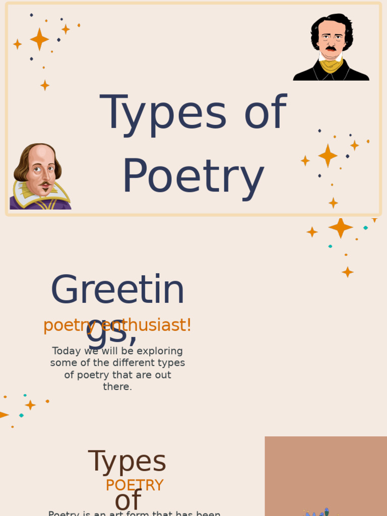 Types of Poetry | PDF | Poetry | Phonaesthetics