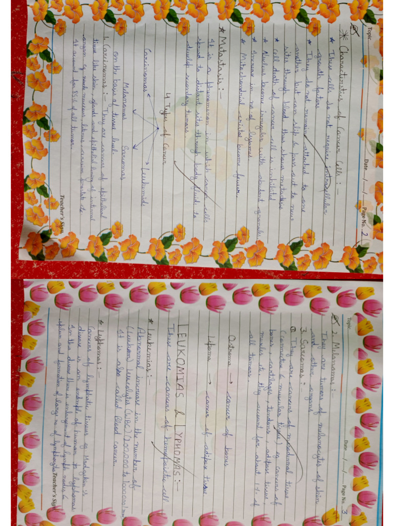 Biology Project Cancer | PDF