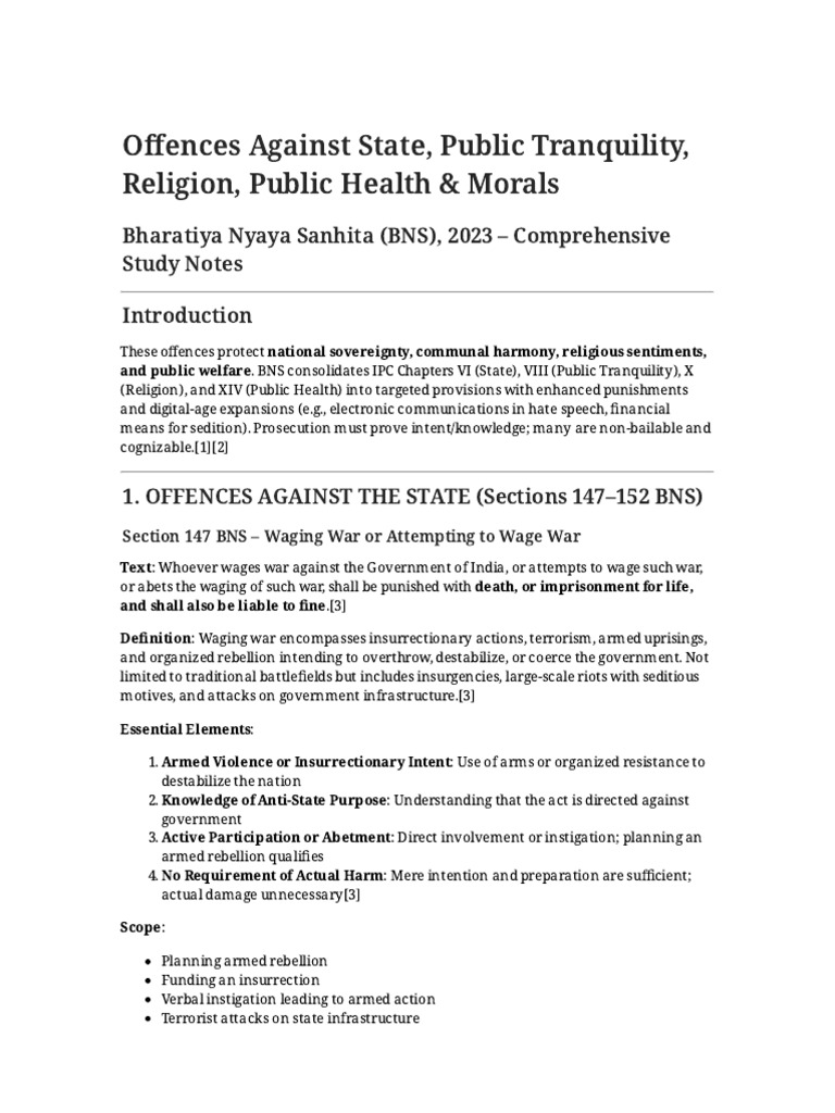 Offences Against State & Public Morality | PDF | Obscenity | Infection