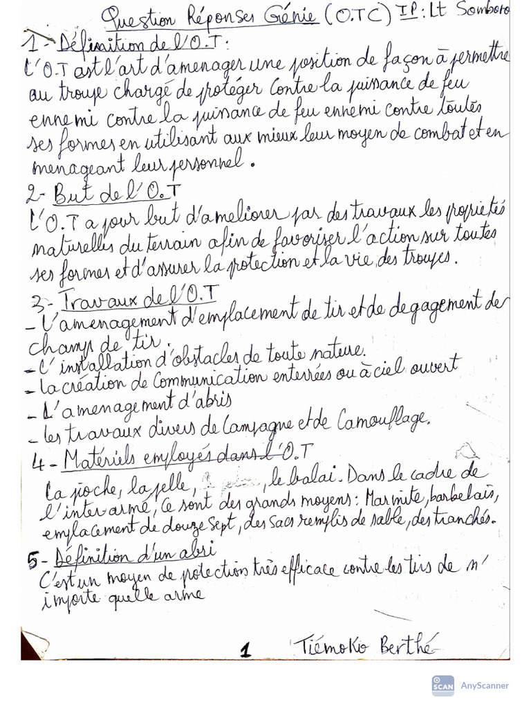 Génie Questions Réponses | PDF