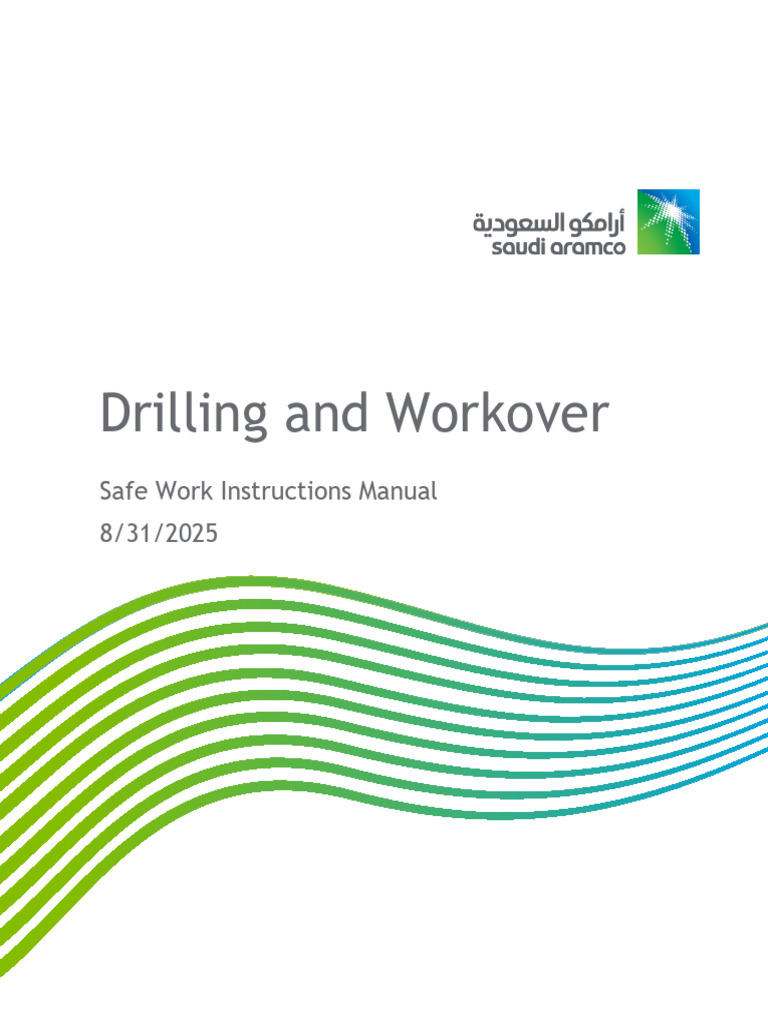 Safe Work Instructions for Drilling Operations | PDF | Crane (Machine ...