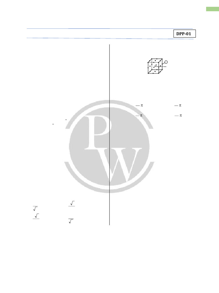 Solid State Chemistry Questions & Answers | PDF | Crystal Structure ...
