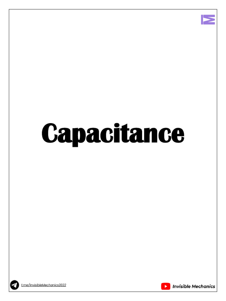 Capacitor Problems and Solutions | PDF | Capacitance | Capacitor
