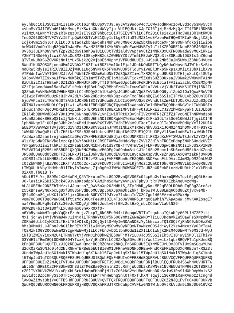 JWT Token Structure and Usage | PDF