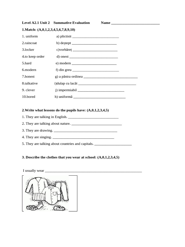 5th Grade Unit 2 Summative Evaluation Name | PDF | Chess Theory | Chess