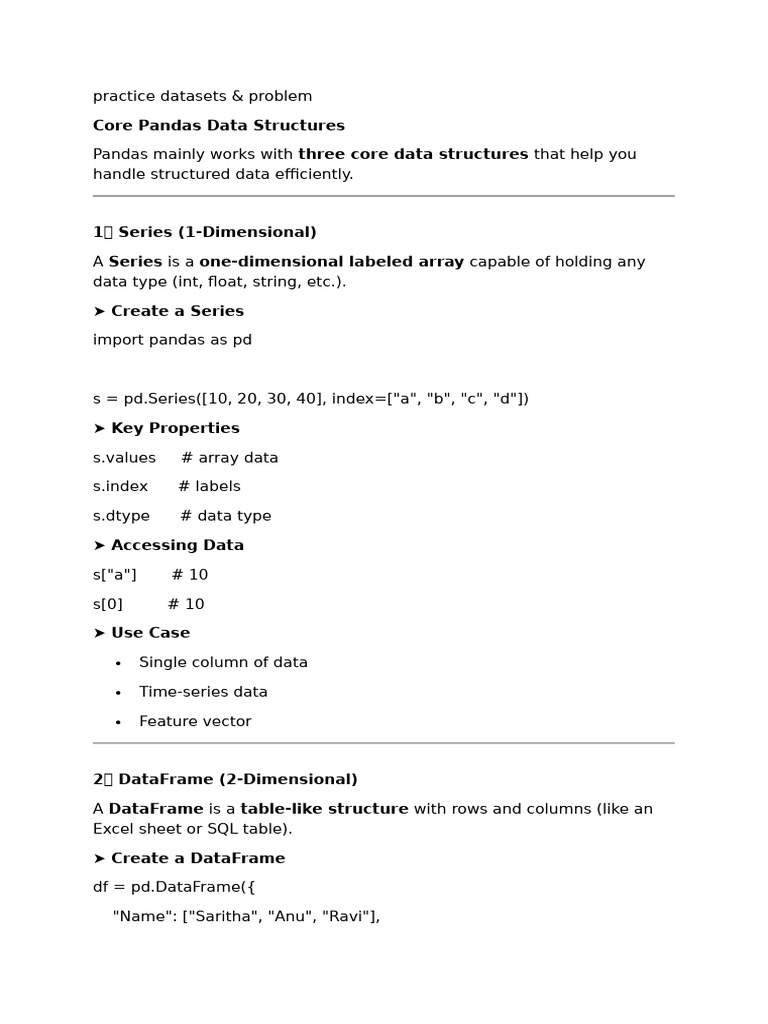 Python Datastructures | PDF