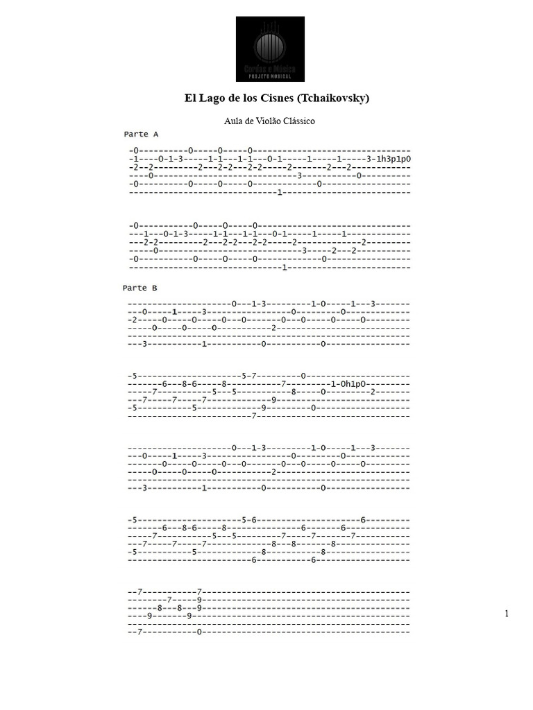 O Lago de Los Cisnes PDF | PDF