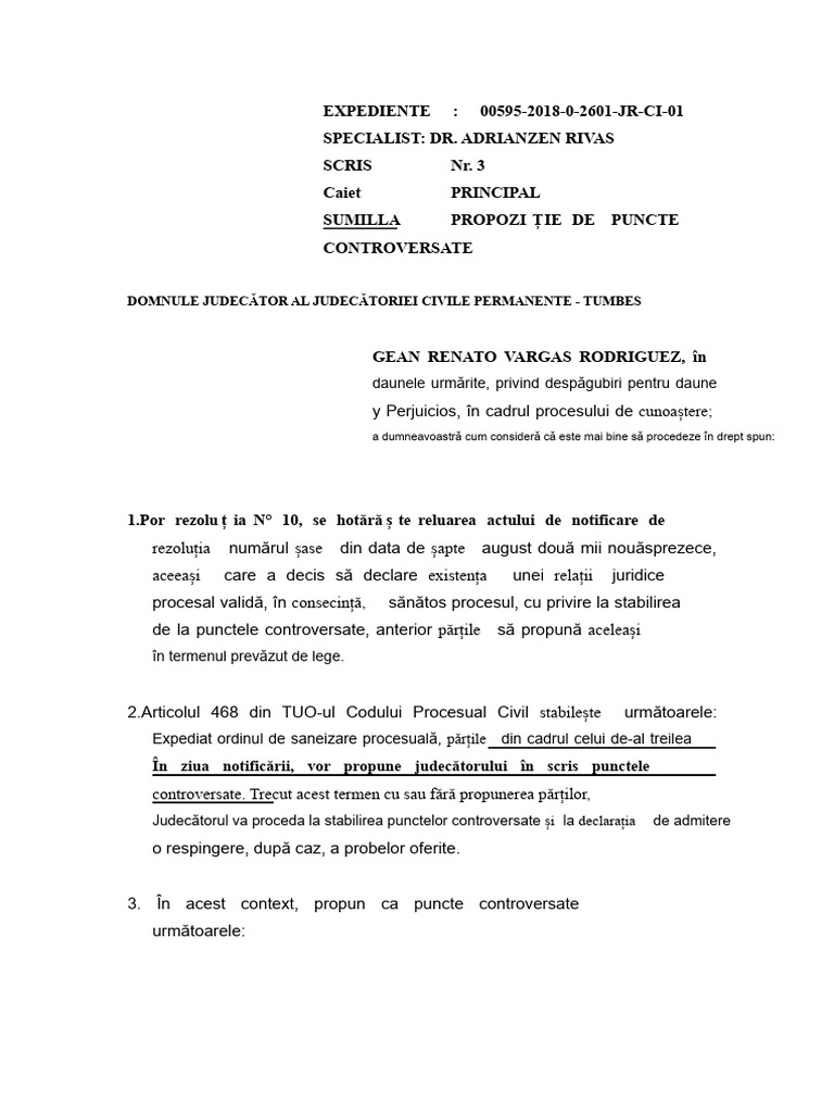 Scrisoare de Puncte Controversate | PDF