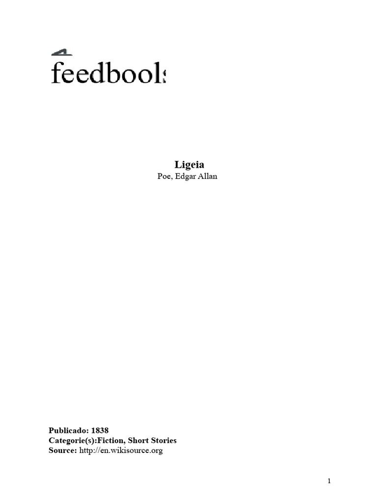"Ligeia: Cuento de Edgar Allan Poe" | PDF | Edgar Allan Poe