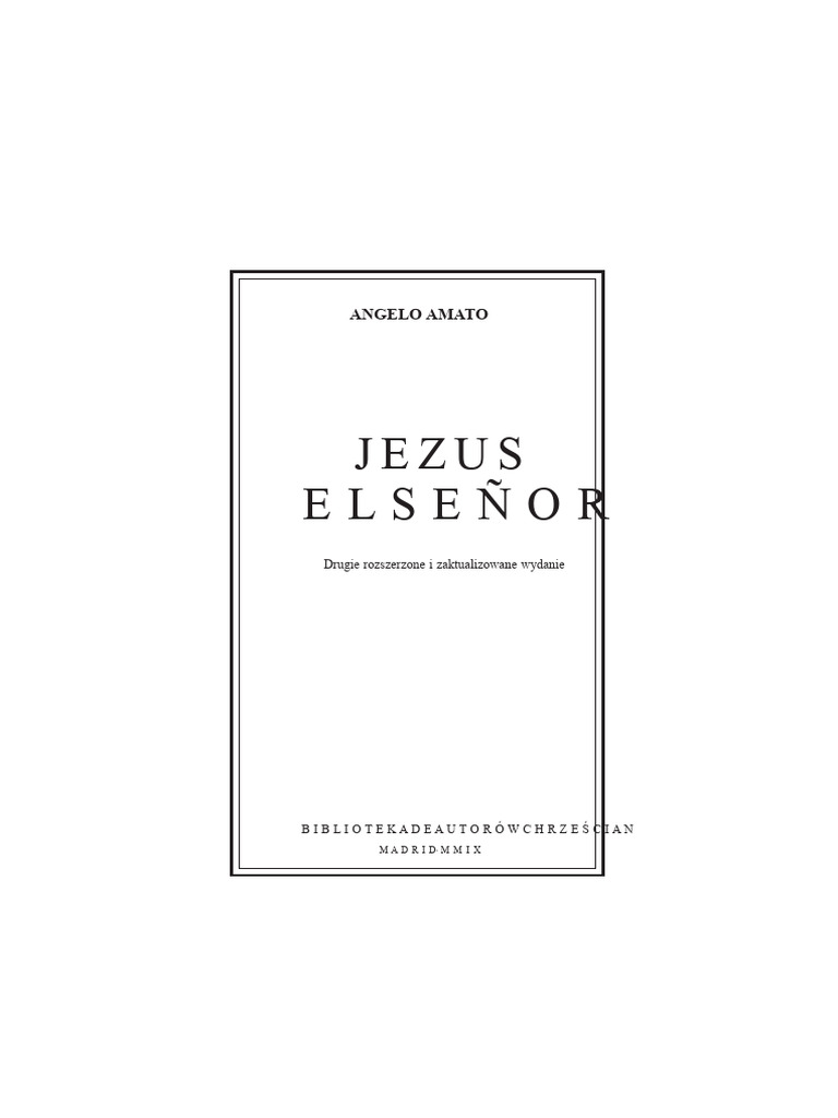 Amato, Ángelo - Jezus Pan | PDF