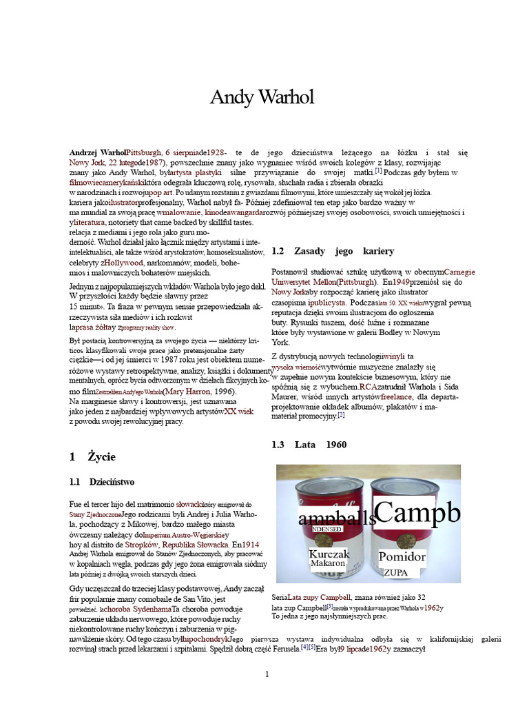 Andy Warhol | PDF