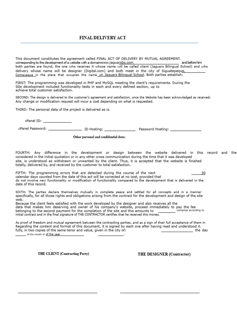 Web Page Handover Act | PDF