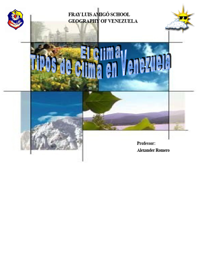 Types of Climates in Venezuela | PDF | Tropics | Temperate Climate