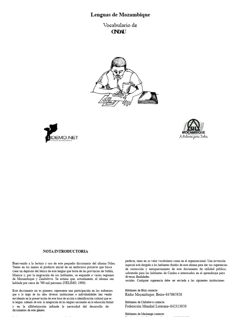 Vocabulario de Ndau | PDF | Léxico | Mozambique