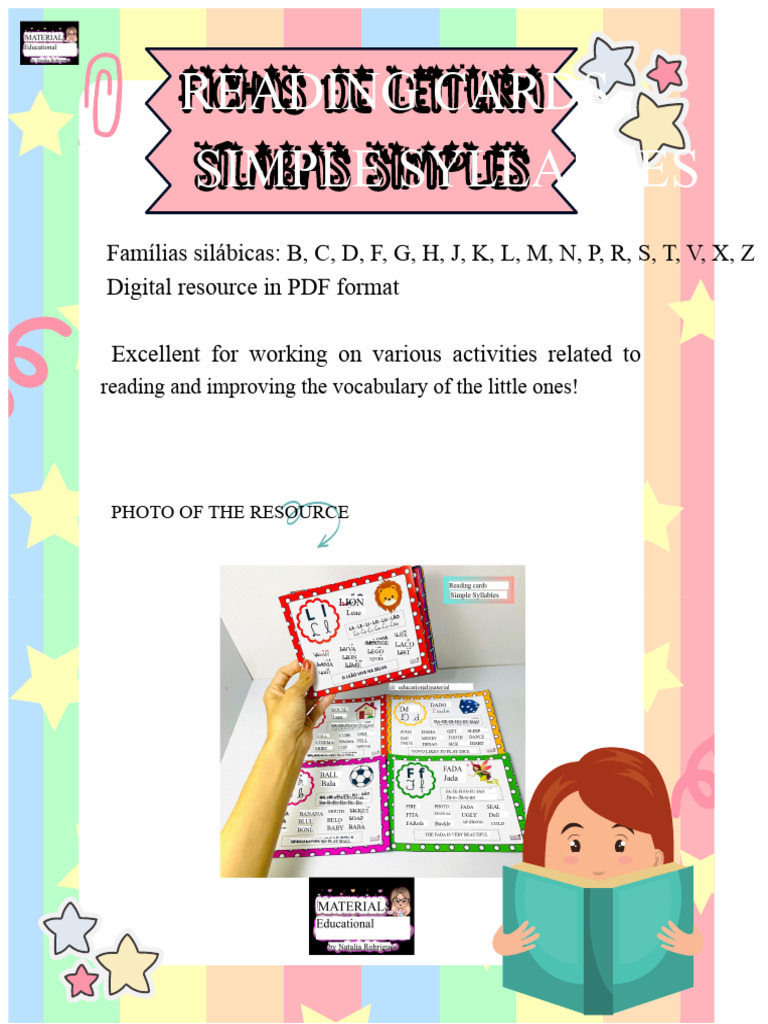 Reading Sheets Simple Syllables | PDF